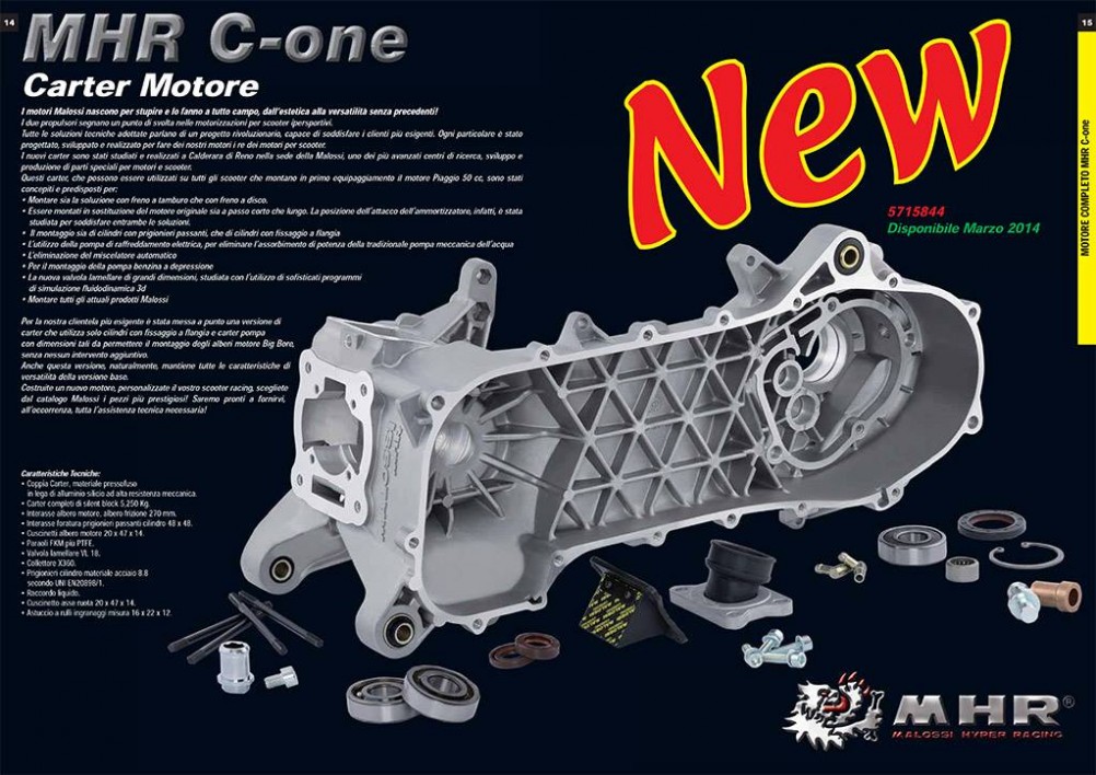 Malossi C-One Engine announced at EICMA - TuningMatters.com