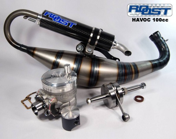 Roost Havoc 100cc / 70cc Cylinder and Exhaust Kit - TuningMatters.com
